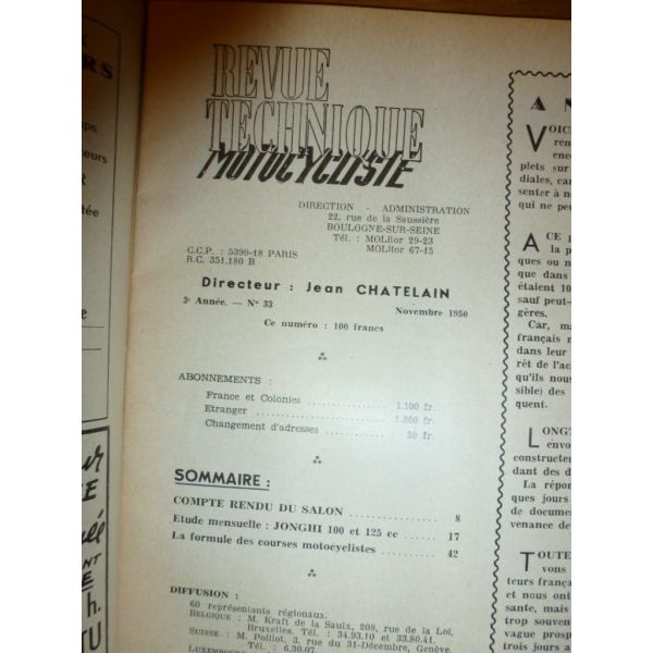 JONGHI 100cc et 125cc