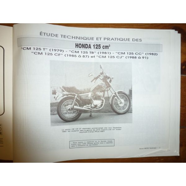 Fiche Technique Honda 125 Cm 2
