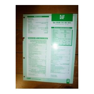 DAF XF 95 - Type : XE280-XE315-XE355-XE390 C