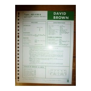 DAVID BROWN 1210, 1210 4RM, 1212 - Type : AD 4/55 0