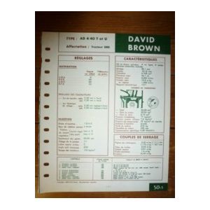 DAVID BROWN 880 - Type : AD4/40 T-U