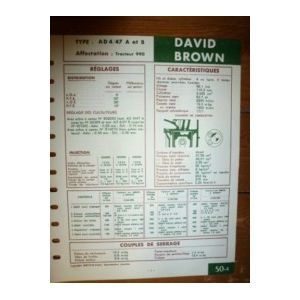 DAVID BROWN 990 - Type : AD4/47T - AD4/47U