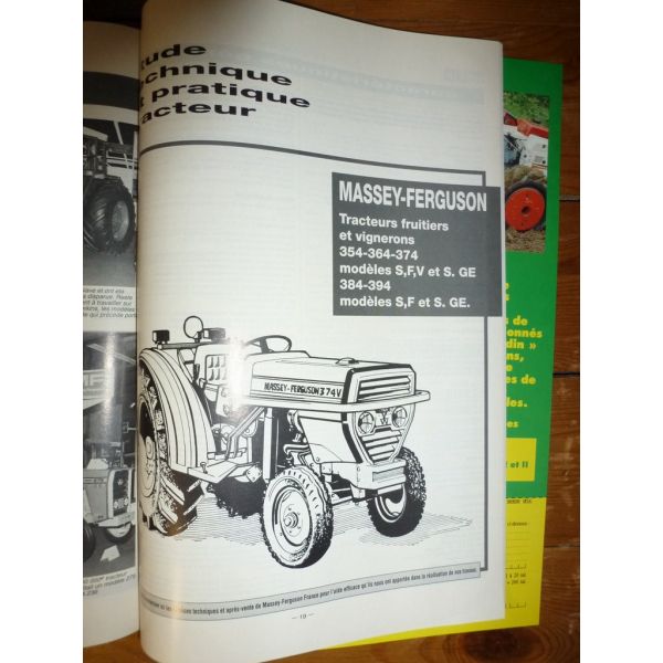 MASSEY FERGUSON 354-364-374-384-394 Fruitiers et Vignerons