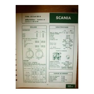 SCANIA L80 et L85 Type : D8 - DS8