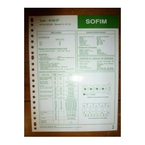 RENAULT RVI B110 Type : SOFIM 8140-27