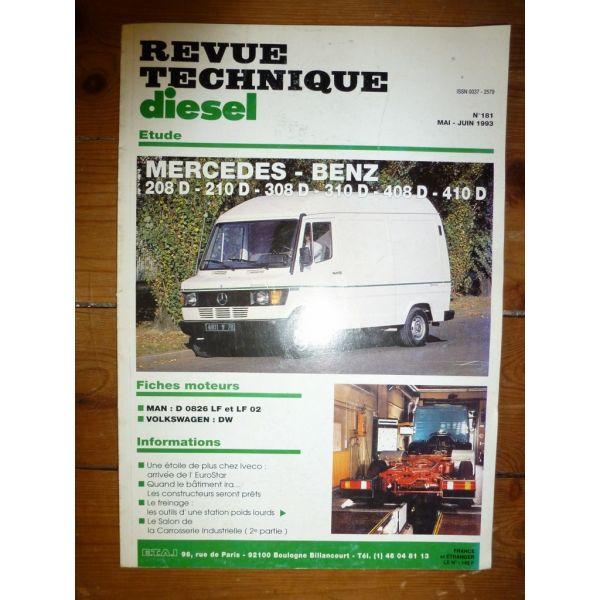 MERCEDES-BENZ 208D, 210D, 308D, 310D, 408D, 410D