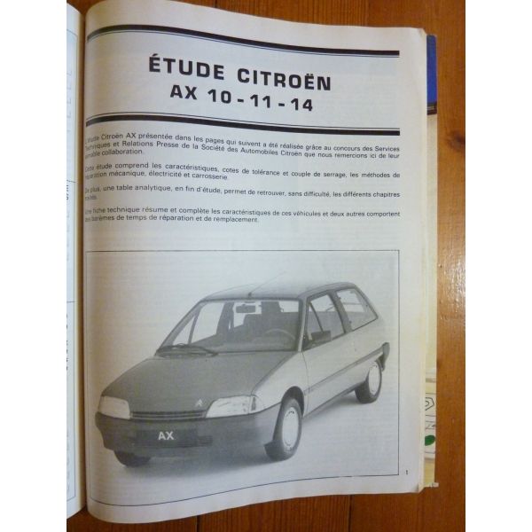 Ax Citroen Fiche Technique