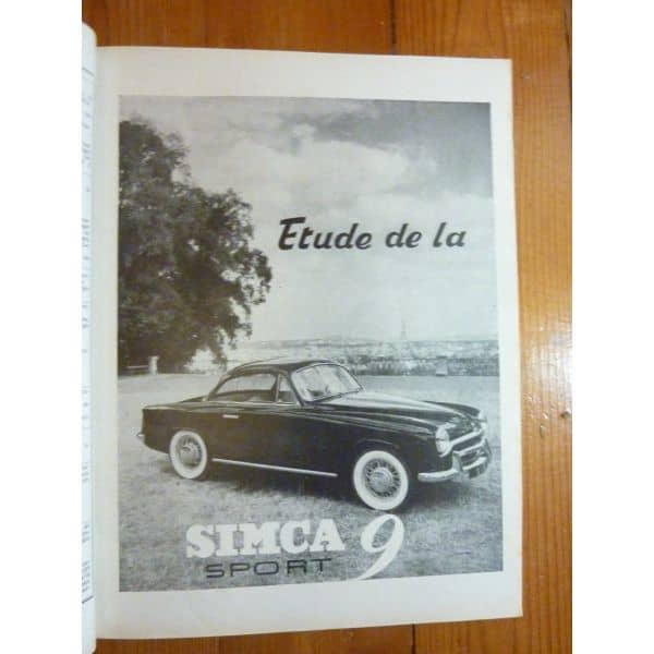 RTA Revue technique SIMCA 9 SPORT - Tracteur VIERZON 302