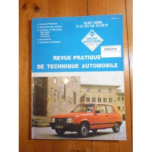TALBOT SAMBA LS, GL, GLS, Cab, GLS 80cv RLEA196 - Réédition