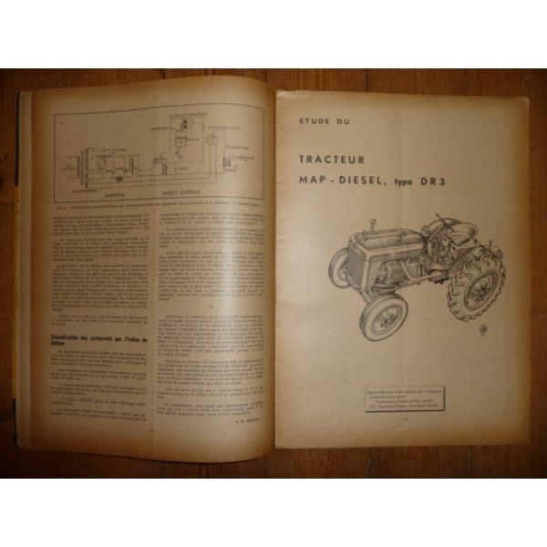 RTA Revue technique agricole TRACTEUR MAP Diesel type DR3