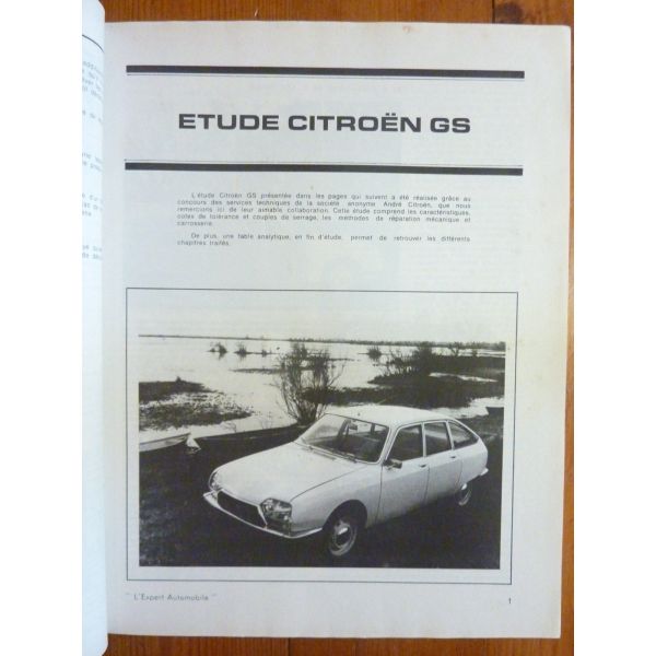 CITROEN GS 1015 RLEA094.0 - revue technique