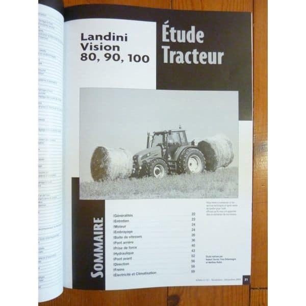 LANDINI VISION 80 90 100 - Moteurs PERKINS 1004