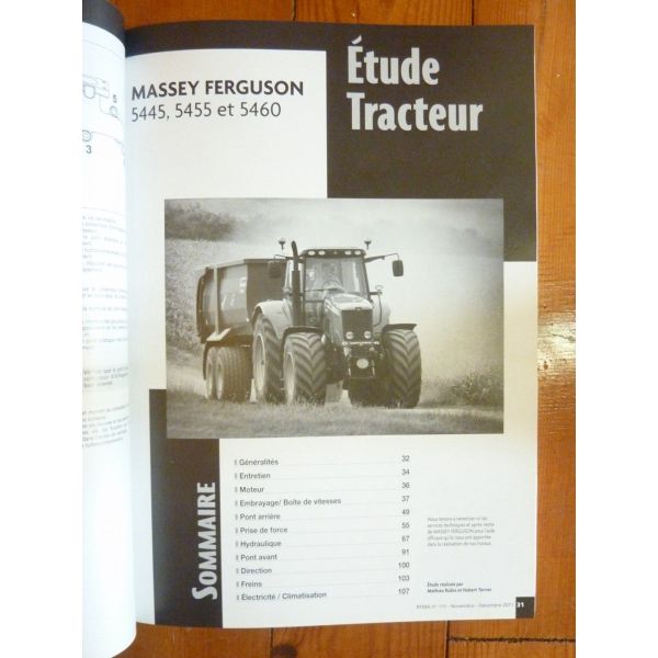 MASSEY-FERGUSON 5445-5455-5460 Moteur PERKINS 1104D-E44TA