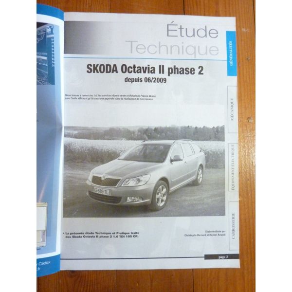 SKODA OCTAVIA II Phase 2 Diesel 1.6 TDI 105cv FAP depuis 06/2009