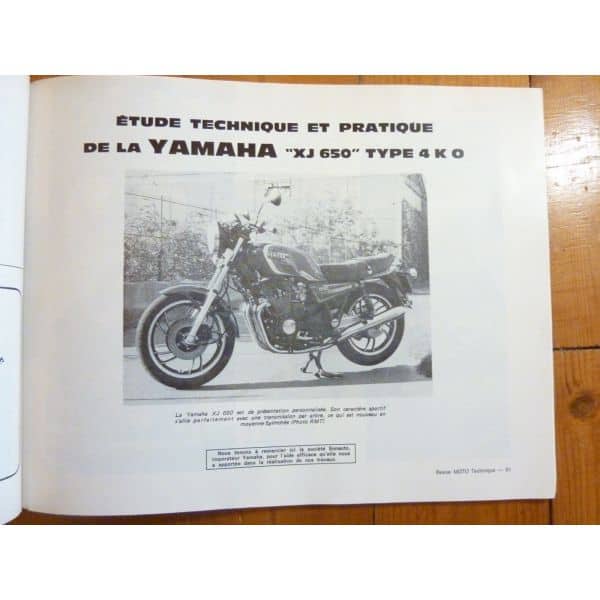 SUZUKI 125 RM type N et T - SUZUKI PE 175 Type T et X - YAMAHA XJ 650 ...