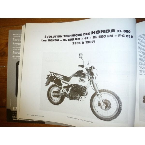HONDA XLR600 - XL600 L Paris-Dakar de 1983 et 1984