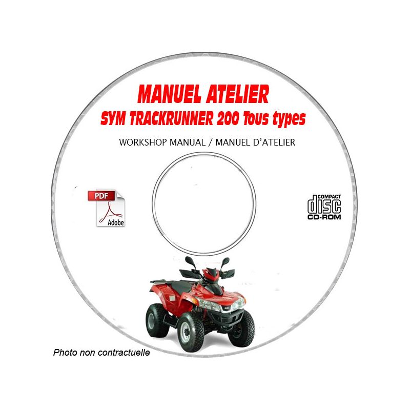 revue technique SYM TRACKRUNNER 200 Type : UA18A-6 Manuel d'Atelier sur ...