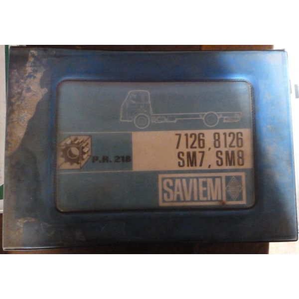 SAVIEM PR218 7126 - 8126 - SM7 - SM8 CP-SAVIEM-SM7-8 - Catalogue Pièces