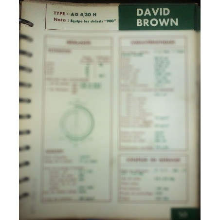 DAVID BROWN 900 - Type : AD 4/30 H Ref : FT-DBR-50