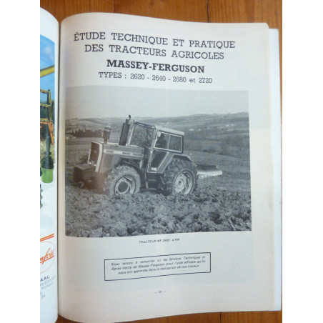 MASSEY-FERGUSON 2620, 2640, 2680, 2720 - Moteurs PERKINS 6.354.4, T6.354.4, T6.354.4CC