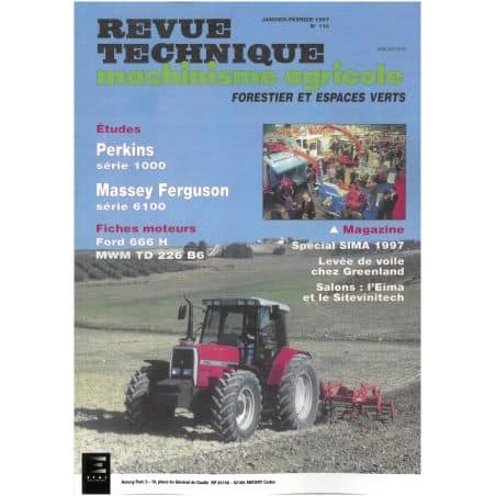 MASSEY-FERGUSON Série 6100 - PERKINS Série 1000