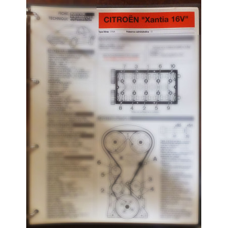 CITROEN XANTIA 16V Type : X15A - XU10 J4 Ref : FTRTA-CIT-XAN-16V