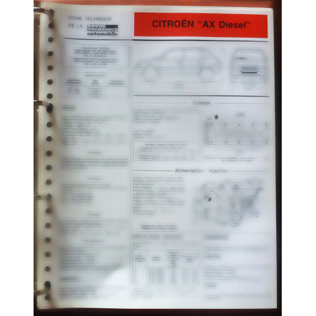 CITROEN AX Diesel Type: TUD-K9A Ref : FTRTA-CIT-503-B