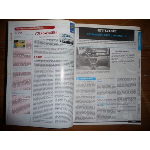 Revue technique CITROEN C3 après 04/2002