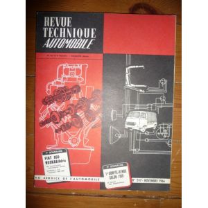 RTA Revues techniques FIAT 850 NECKAR ADRIA