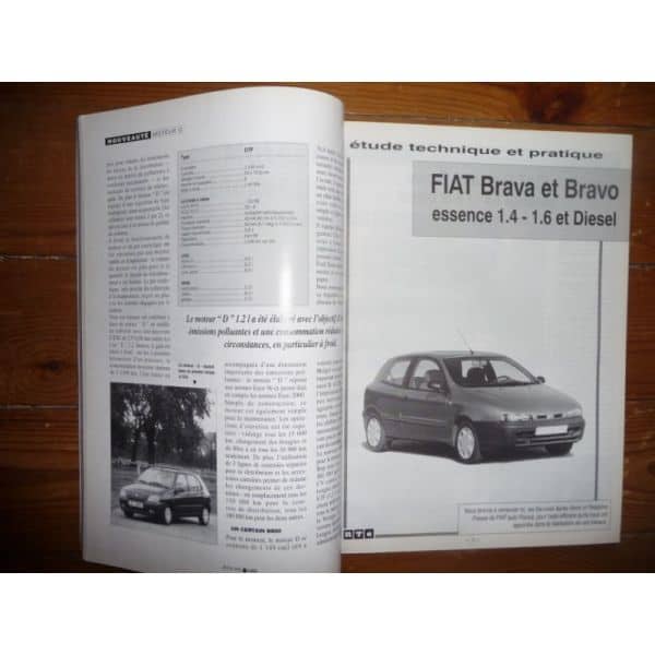 RTA Revues techniques FIAT BRAVO et BRAVA Essence 1.4 - 1.6 et Diesel